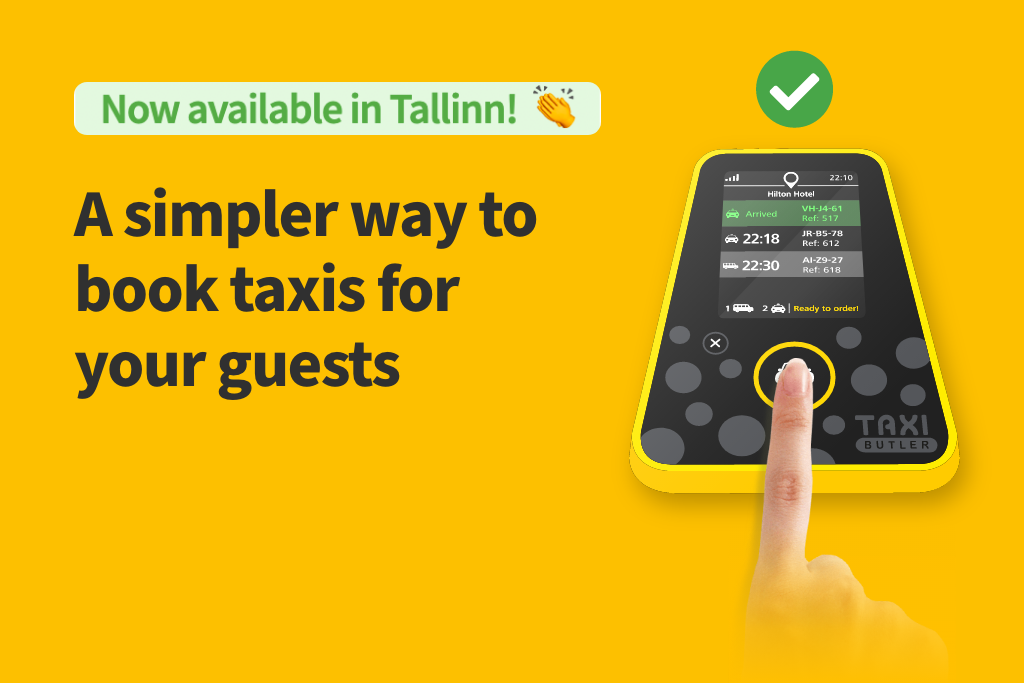 Taxi booking for hotels in Tallinn, simplified | Venue Butler